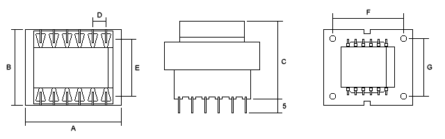 PCB Mounted Transformers